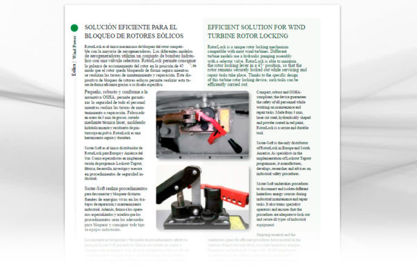 RotorLock: solución eficiente para el bloqueo de rotores eólicos ...