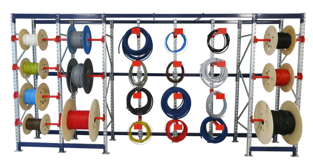 Cablerack Leger – Estanterías para bobinas de cables | Sister-Soft.